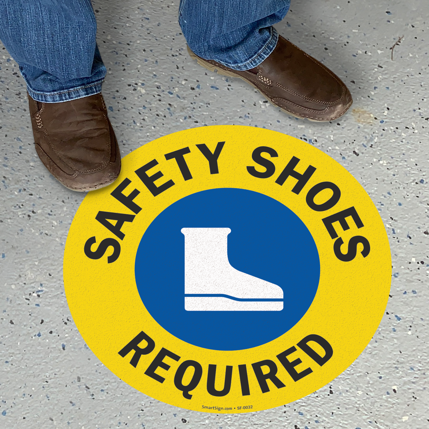 Safety Shoes Signs