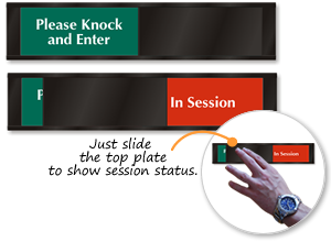In Session Signs | In Session Sliding Signs