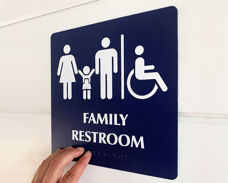 Family Restroom Signs Family Restroom Signs