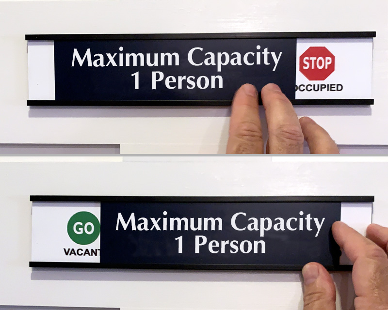 Bathroom Occupied Signs