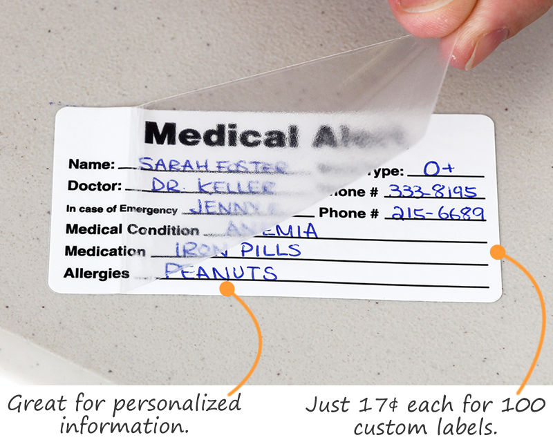 Self-Laminating Labels | Durable Custom Labels from LabelLab