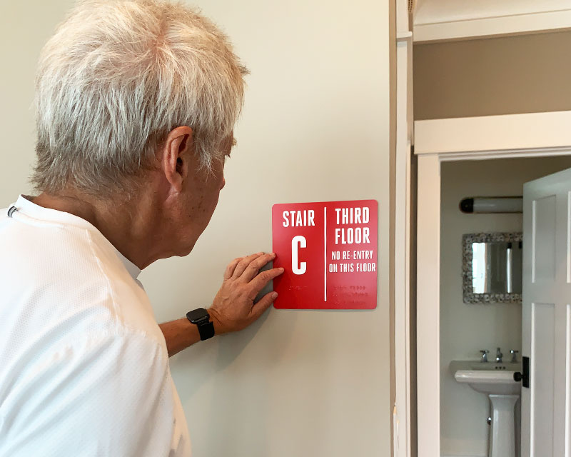 Stairway Signs | Stairway Identification Signs | MyDoorSign