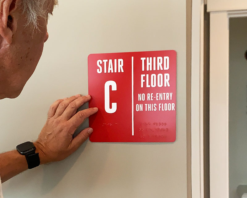 Stairway Signs | Stairway Identification Signs | MyDoorSign