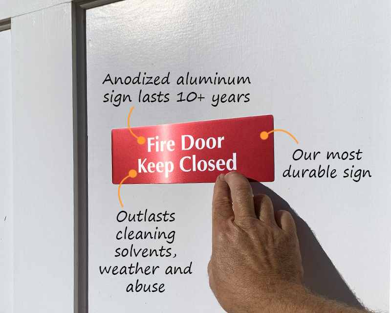 Fire Door Signs - Fire Exit Signs & Not A Fire Exit Signs