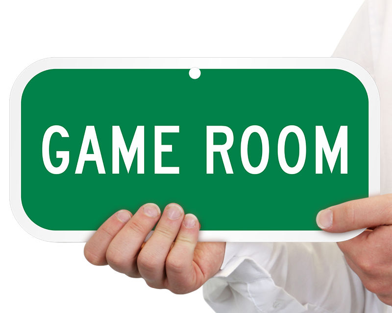 Game Room Signs - Television Room Signs & More
