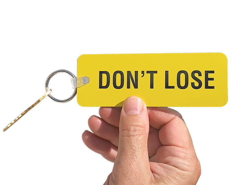 Room Key Tags - Room Number Key Chains