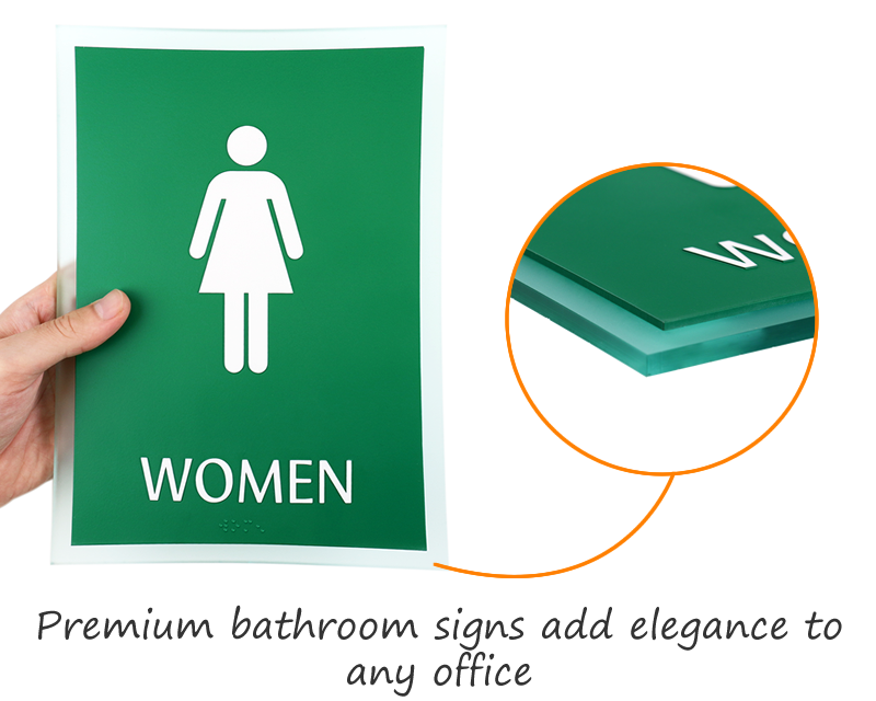 Designer Restroom Signs