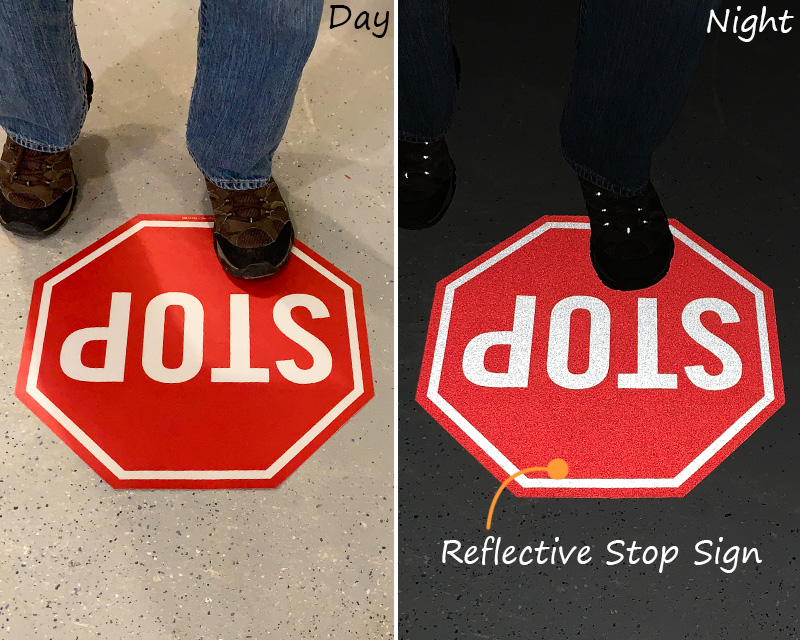 STOP Signs for Doors & Floor