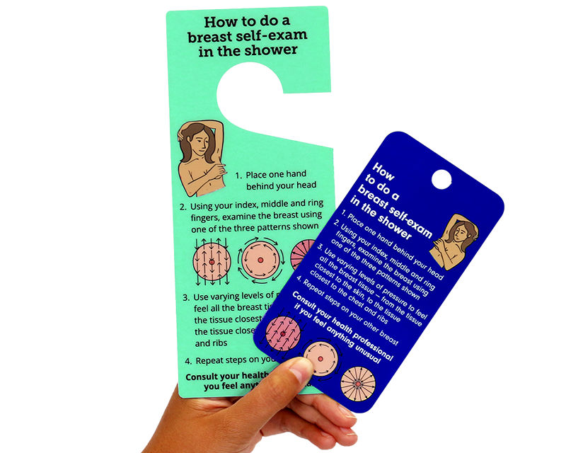 Breast Cancer Self-Examination Tags