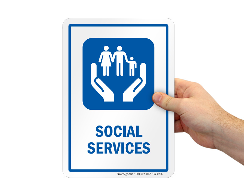 Social Service Symbols Social Services Icons Set Flat 438258 Vector