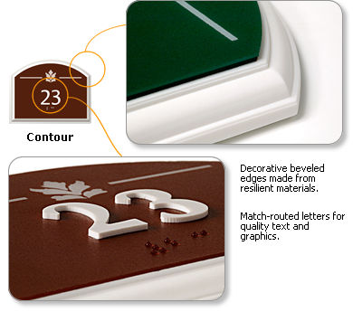 Contour Office Door Signs