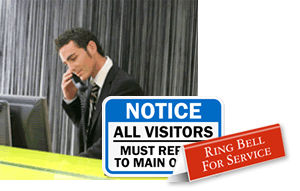 Front Desk Reception Signs | Front Desk Custom Signs