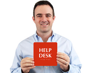 Help Desk Signs - Please Ring Bell On Door Signs
