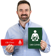 OB Clinic Signs | OB Clinic Door Signs