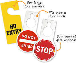 Do Not Enter Tags & No Entry Door Tags