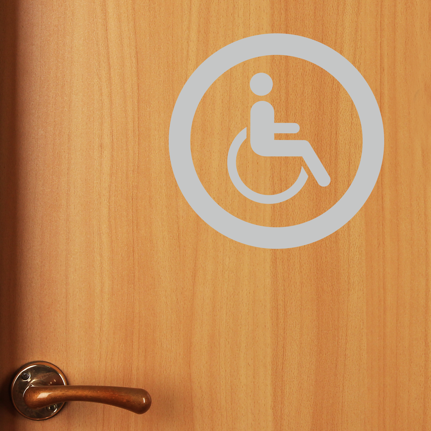 Glass Door Sticker SmartSign Handicapped Access Symbol Decal - 4 Inch ...