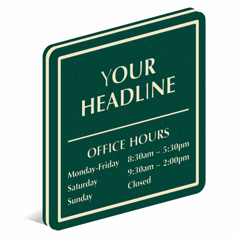 Office Hours Signs