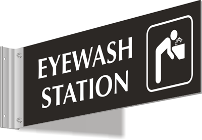 Printable Eye Wash Station Signs Eye Wash Station Location Green Floor