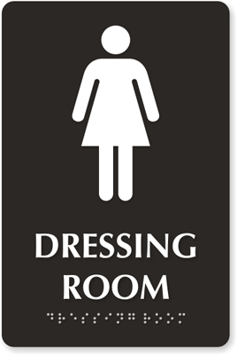 Dressing Room Signs | Closet Signs
