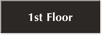 Floor Number Signs - Braille, Engraved,Glow in dark Stair Signs