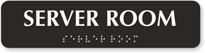 Computer Room Signs | Server Room Signs
