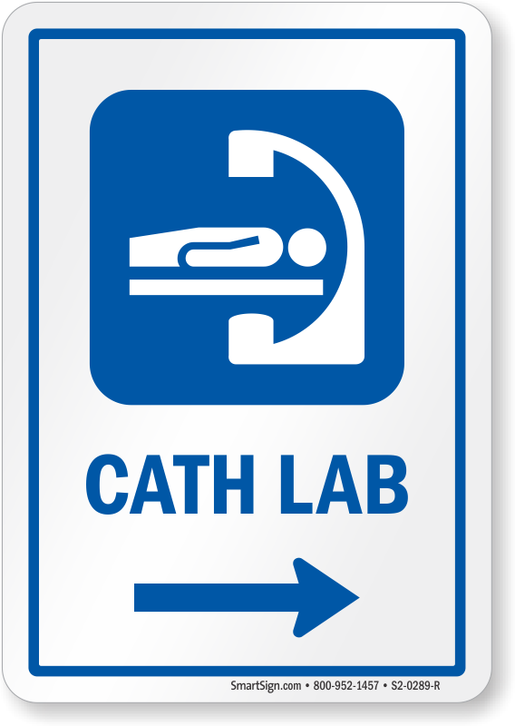 Cath Lab Signs | Cath Lab Door Signs