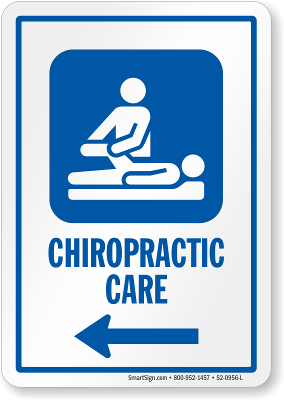 Chiropractic Care Signs | Chiropractic Care Door Signs