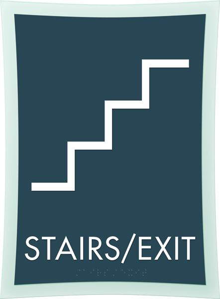 Stairway Signs | Stairway Identification Signs | MyDoorSign