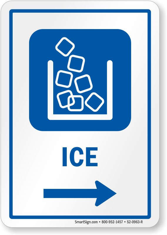 Ice Signs | Ice Door Signs