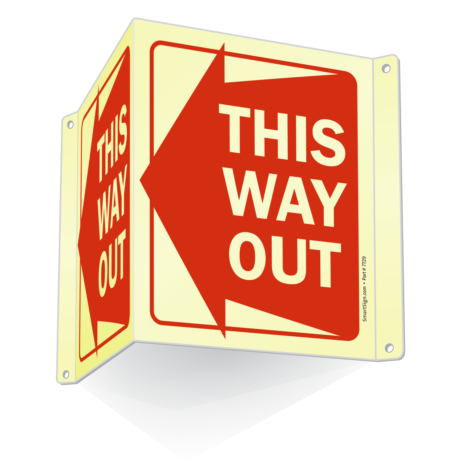 This Way Out Signs | Exit Signs | Glow Signs
