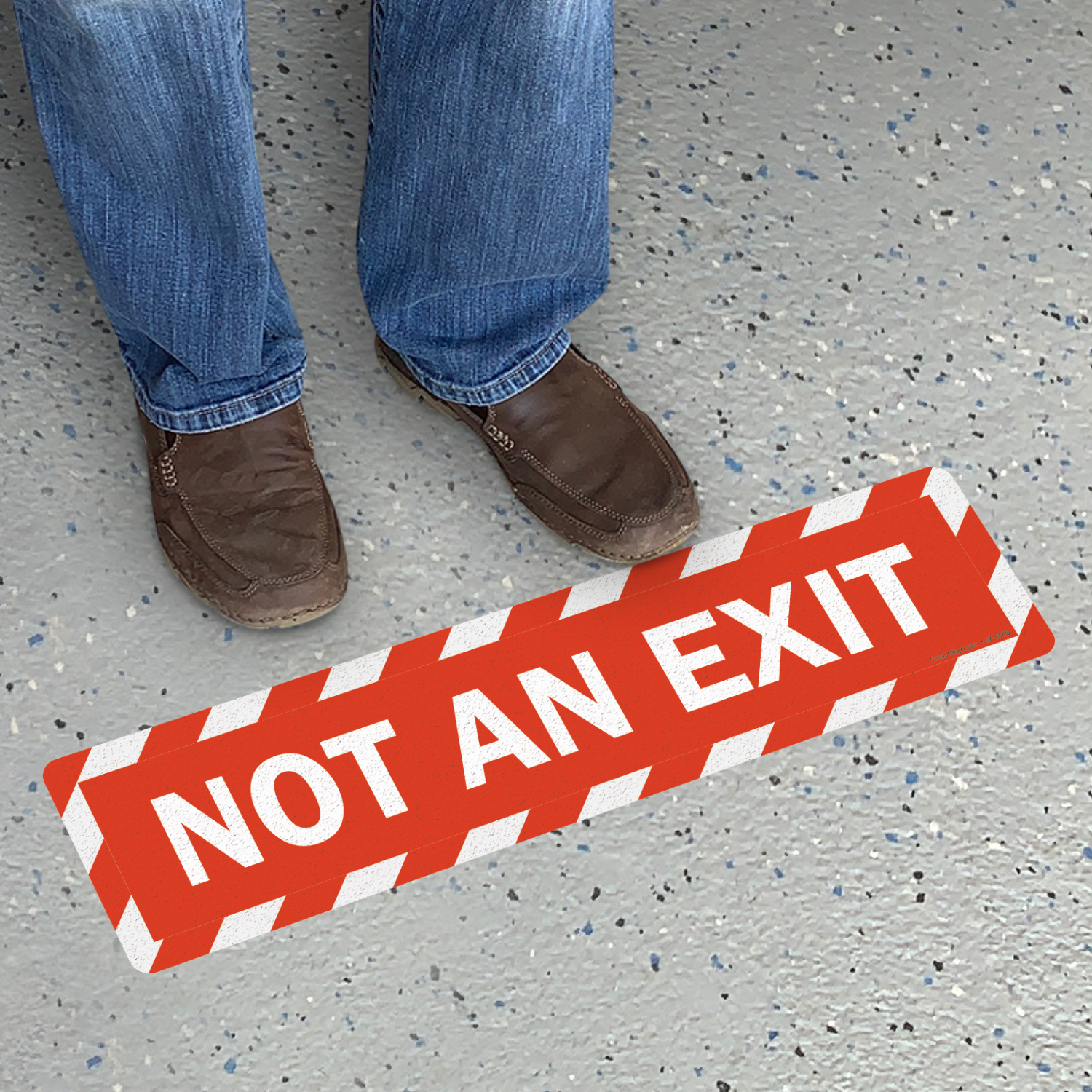 Floor Exit Signs | Floor Exit Stand Up Signs | Floor Exit Stencils