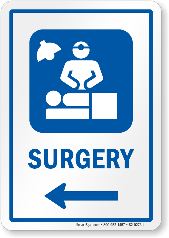 Surgery Signs | Surgery Door Signs
