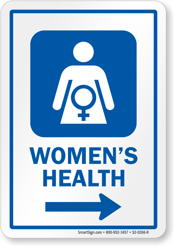 Women's Health Signs | Women's Health Door Signs