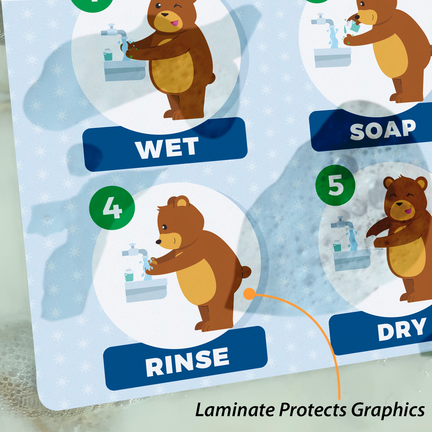 Be a Germ Buster Wash Your Hands Sign, SKU: S2-4553