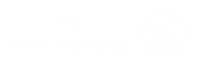 No Feet Washing Sign with Symbol - Engraved Sink Sign, SKU: SE-6530