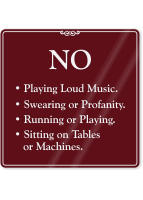 9 in. x 9 in. ShowCase Wall Signs, SKU: SE-1693