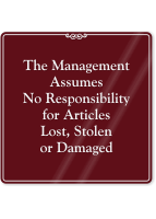 9 in. x 9 in. ShowCase Wall Signs, SKU: SE-1695