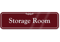 3 in. x 10 in. ShowCase Wall Sign, SKU: SE-1673