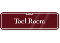 Tool Room ShowCase Wall Sign | FREE Delivery | High Quality, SKU: SE-5930