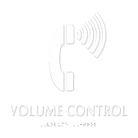 Braille Volume Control Sign, SKU: SB-0280