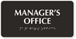 Manager Room Signs - Building Manager Signs