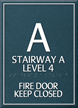 Stairway Signs | Stairway Identification Signs | MyDoorSign