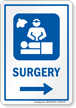 Surgery Signs | Surgery Door Signs