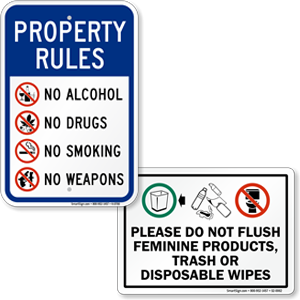 Apartment & Building Signs | Roof & Floor Number Signs