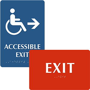 ADA Braille Exit Signs | ADA Exit Signs