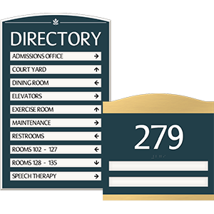 ADA Hotel Signs | Hotel Room Signs | Hotel Door Signs