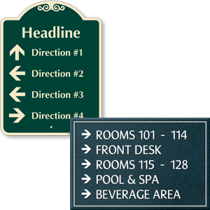 Custom Entrance Signs - Personalized Welcome & Entryway Signs