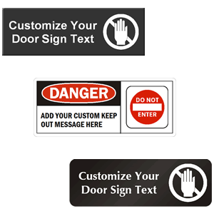Automatic Door Decals – Safety & Instruction Automatic Door Signs