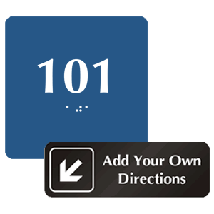 Slider Signs | Sliding Office Door Signs - Custom & Stock