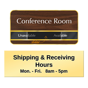 In Session Signs | Meeting In Session Sliding Signs